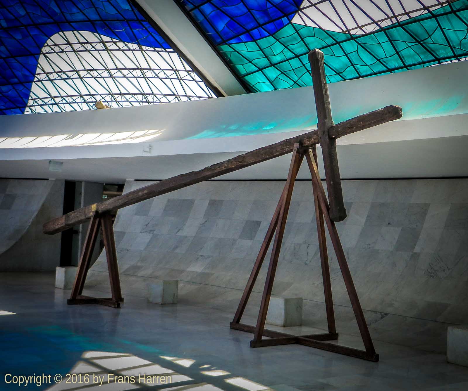 Historic cross of the first mass in the Cathedral of Brasília ~ Frans ...