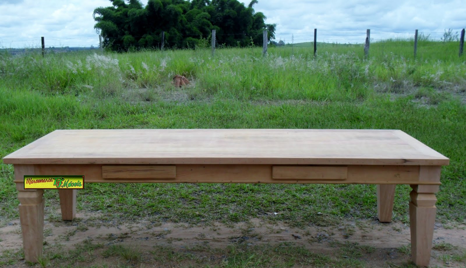 TF MOVEIS RUSTICOS: MESA RUSTICA RETANGULAR