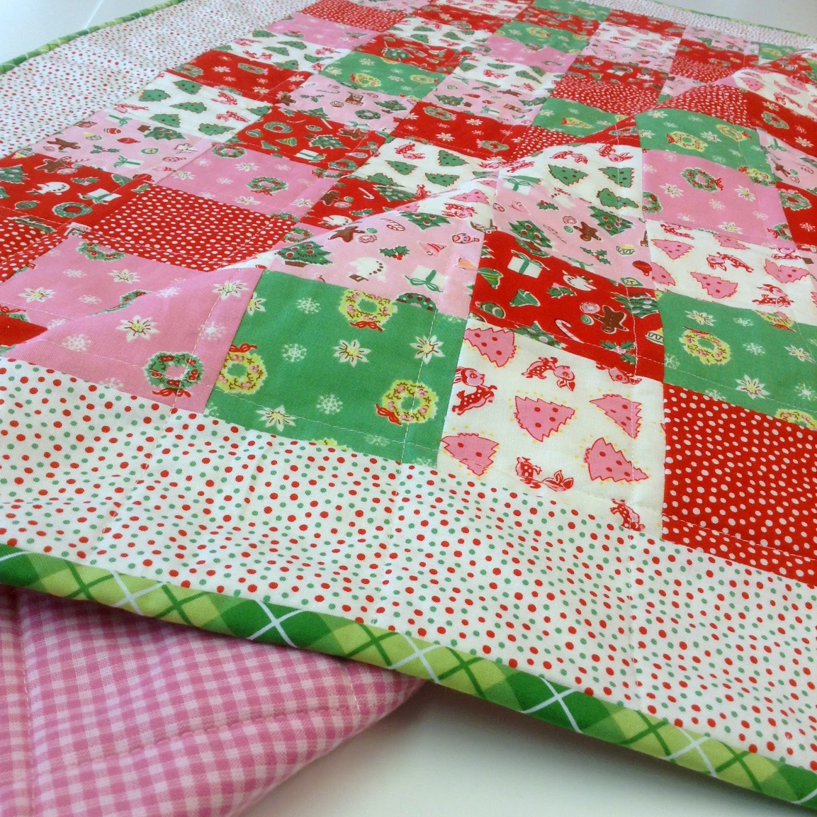 A Little Happy Tutorial ~ Simple Squares Quilt Pattern | A Little Happy ...