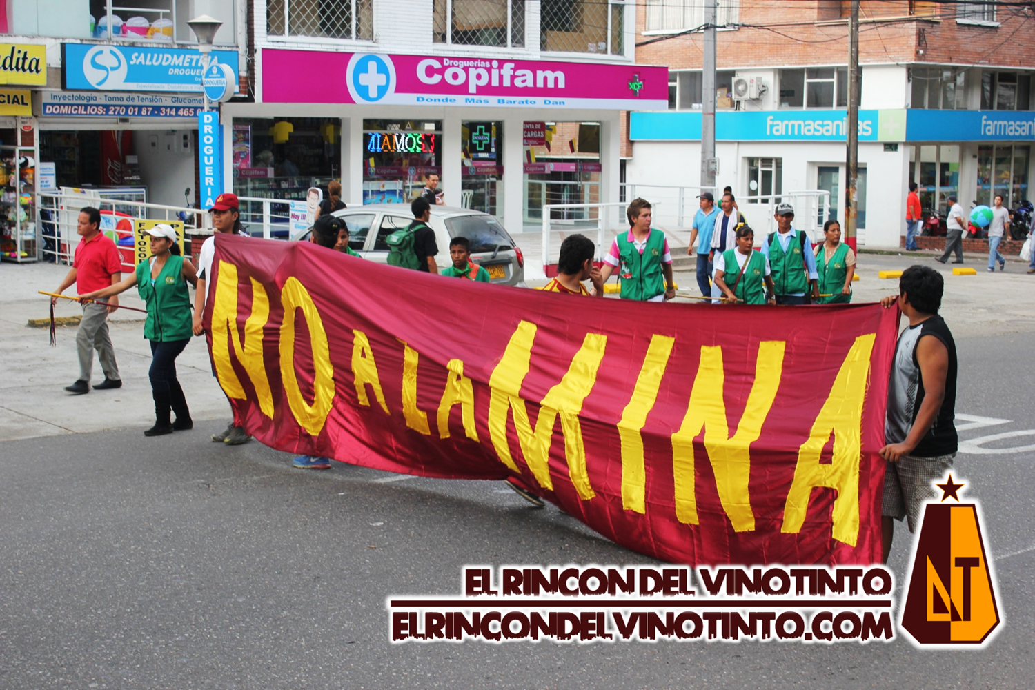 La Hinchada Del Deportes Tolima En La Marcha Carnaval Por La Vida