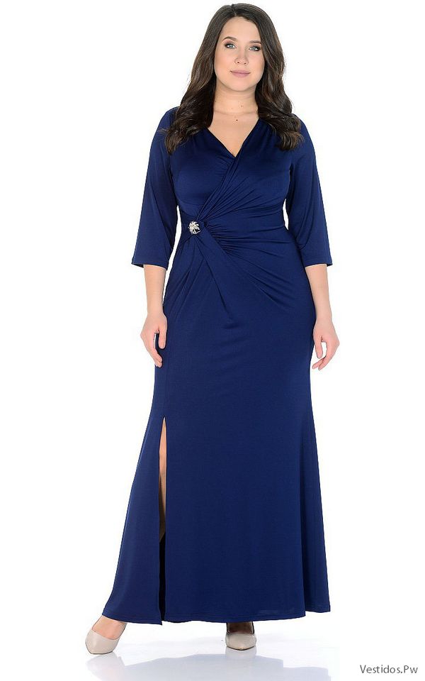 Vestido Azul con Negro ¡43 Bonitos Diseños! | Vestidos | Moda 2019 - 2020