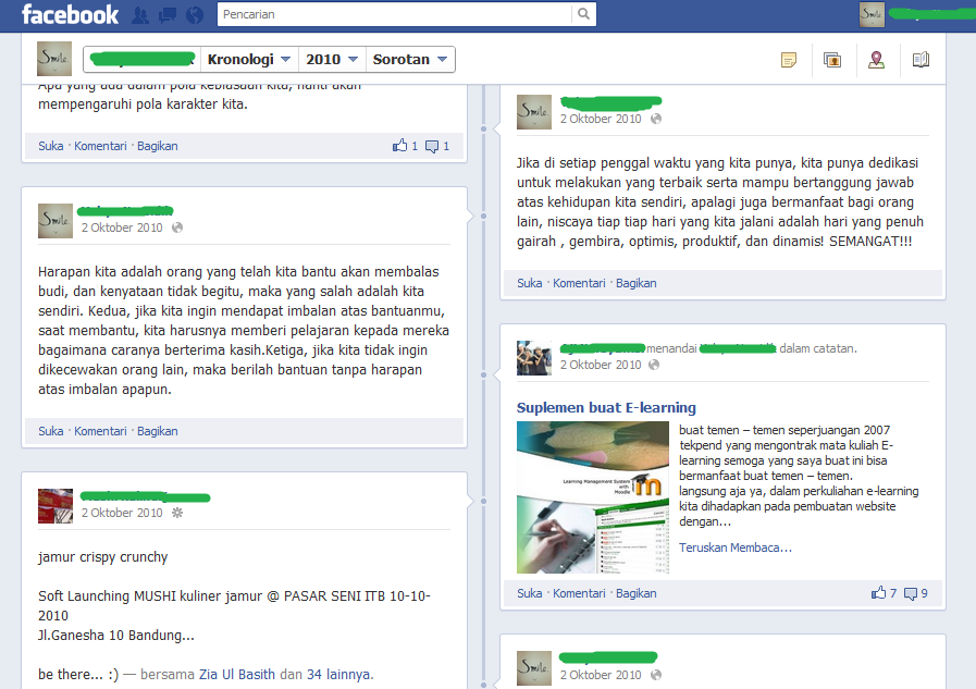 Interface Baru di Facebook Timeline "Mencoba Fitu-Fitur Baru dan ...