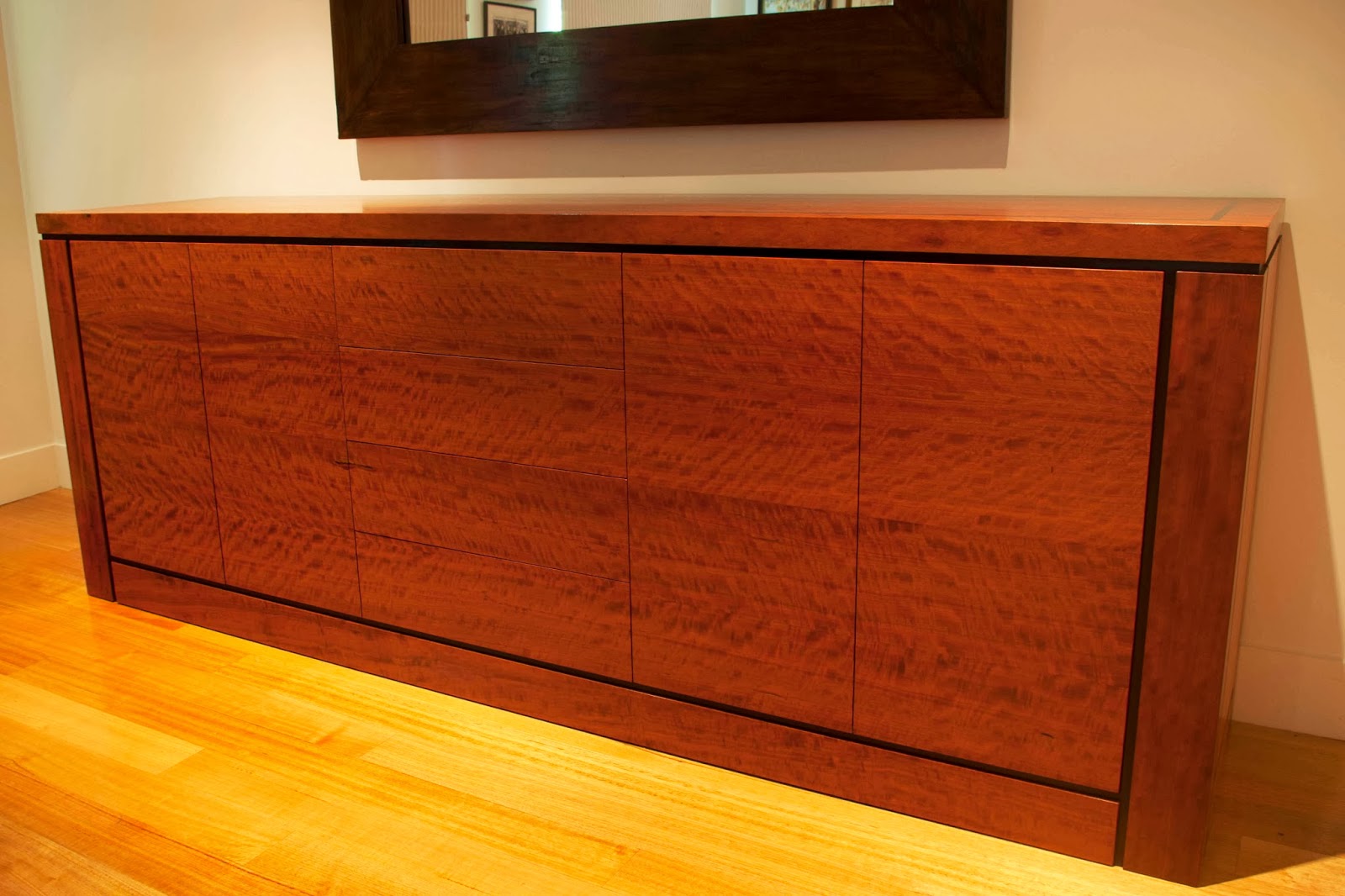 Sawdust Timber Furniture: Red Gum Buffet - From raw cut timber to ...