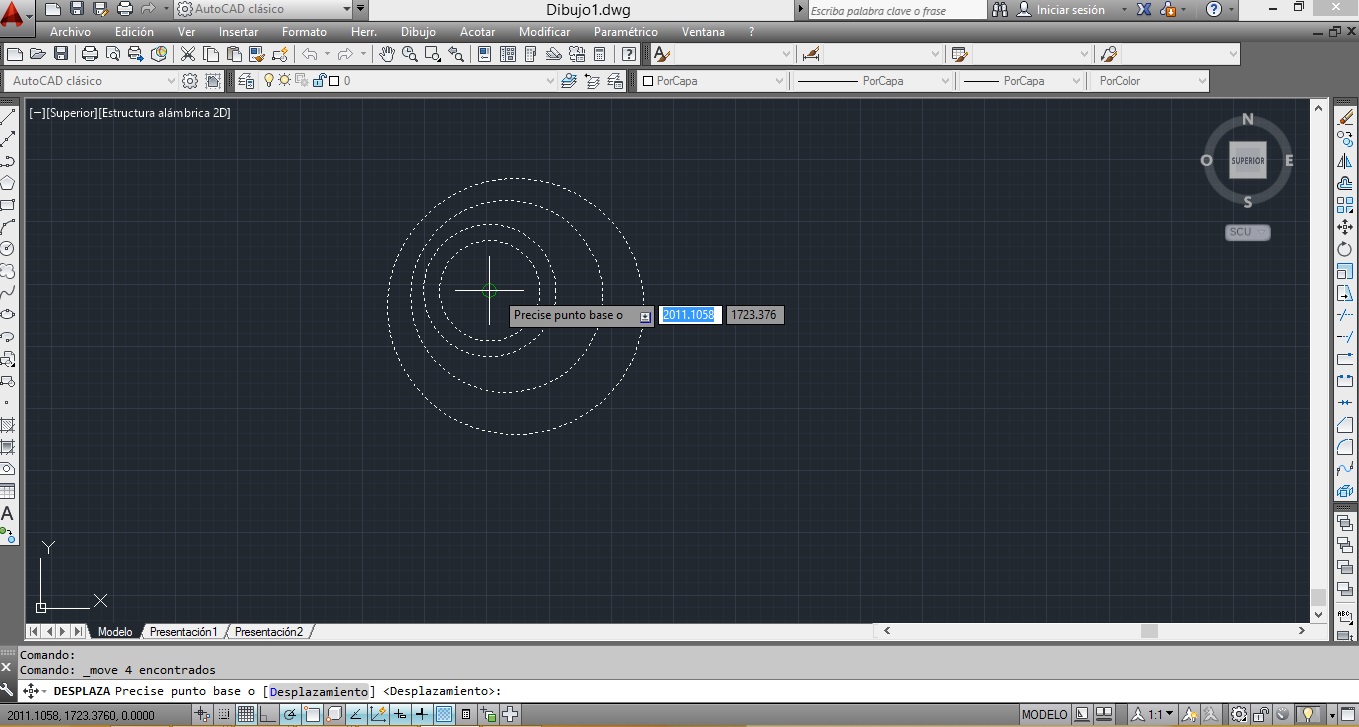 -El programa nos pide precisar un punto base desde el que moveremos el ...