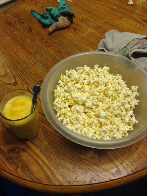 Clean Eating: Popcorn and Orange Julius