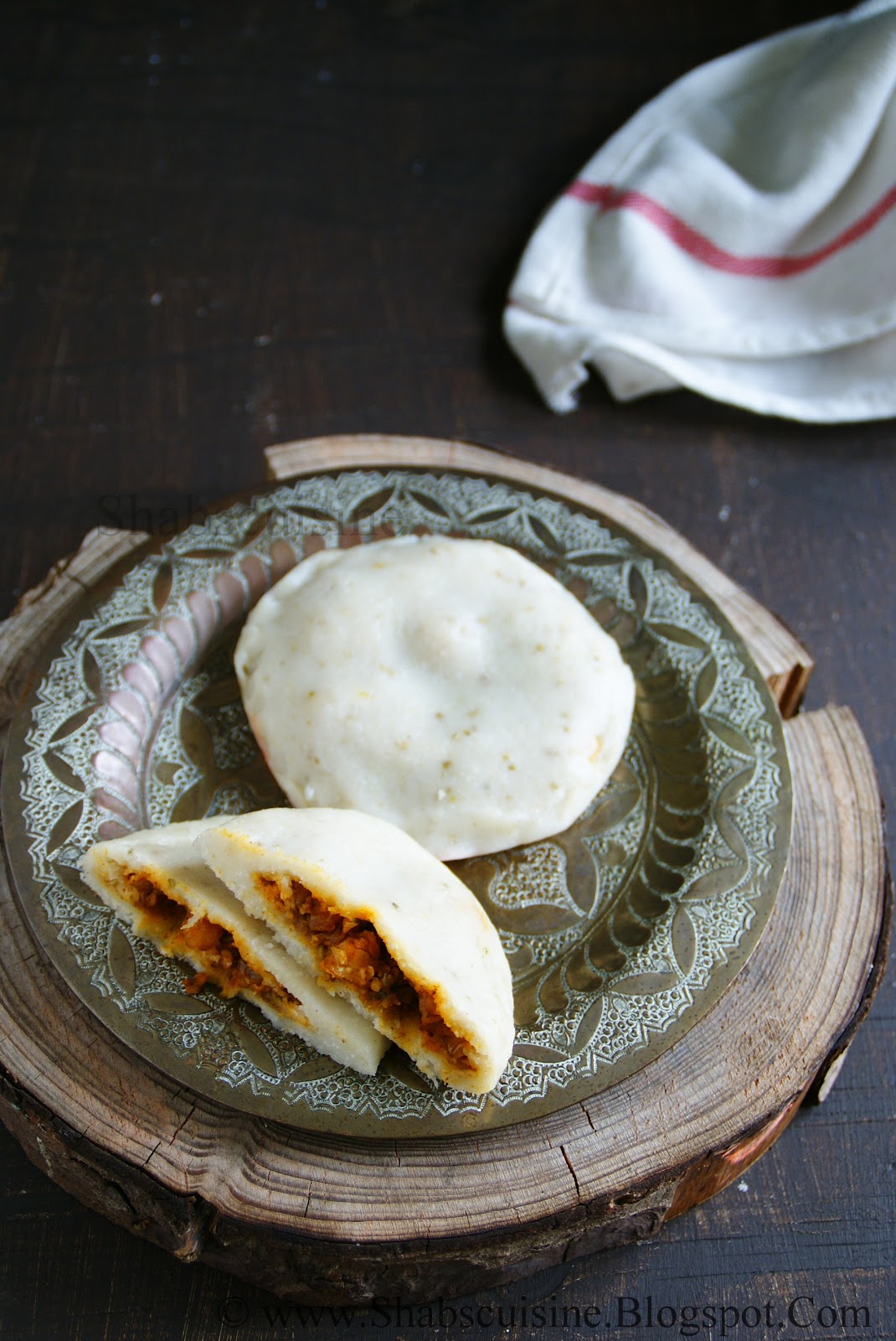 Shab's Cuisine: Chemmeen Pathiri/ Chemmeen Pathal (Curried Prawns in ...