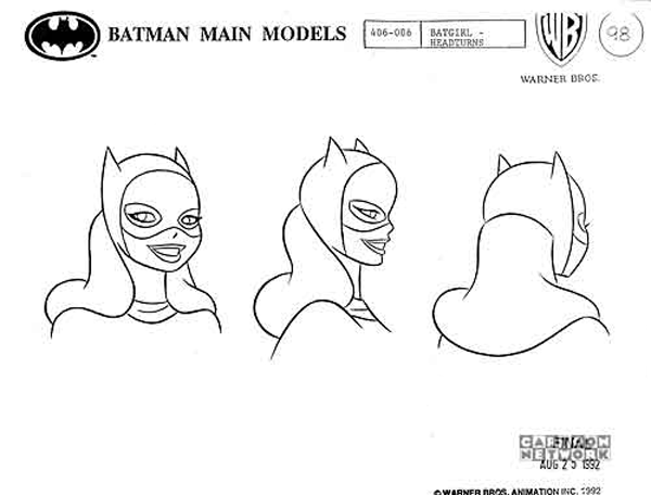 Living Lines Library: Batman (TV Series 1992–1995) - Model Sheets ...