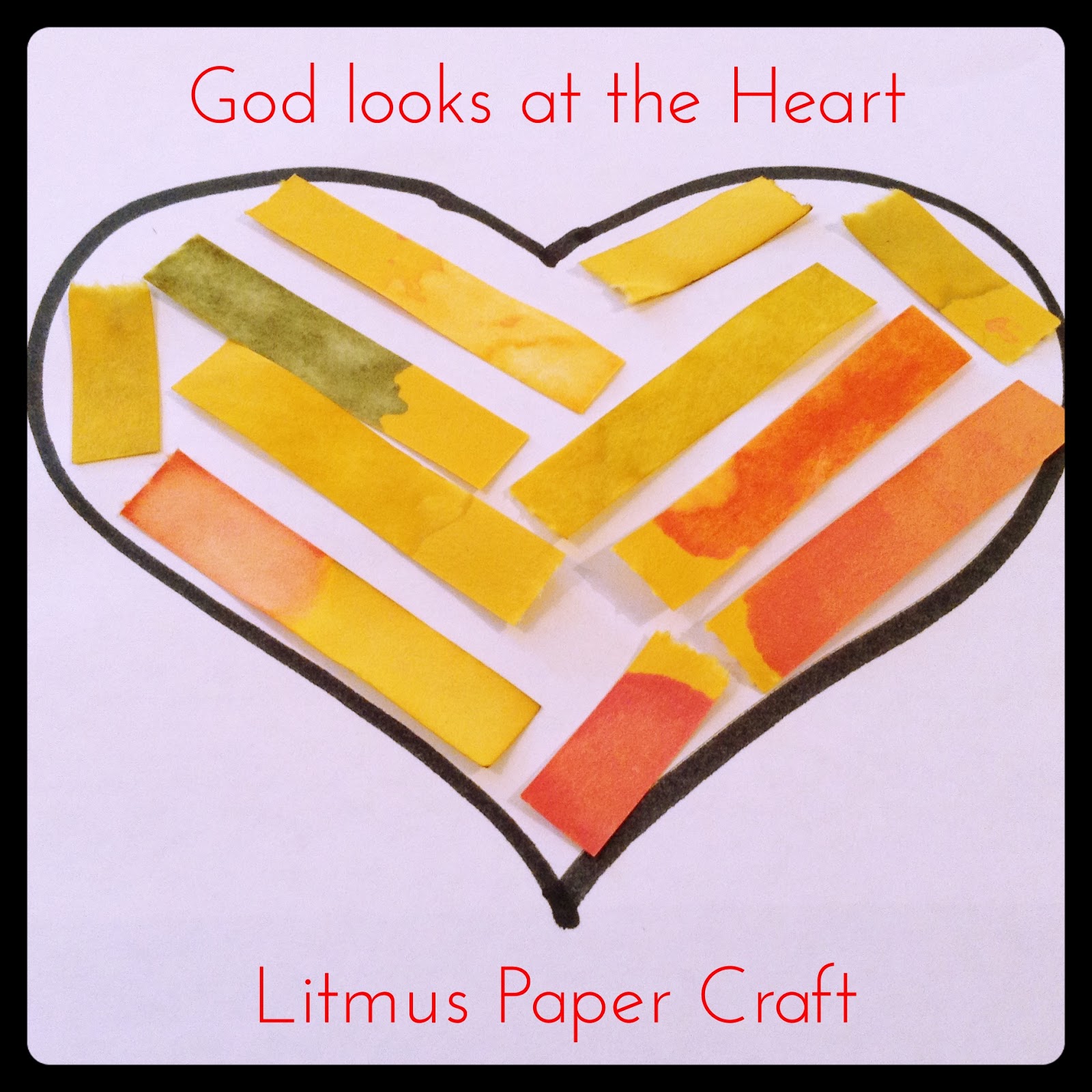 Flame: Creative Children's Ministry: God looks at the heart: Litmus ...