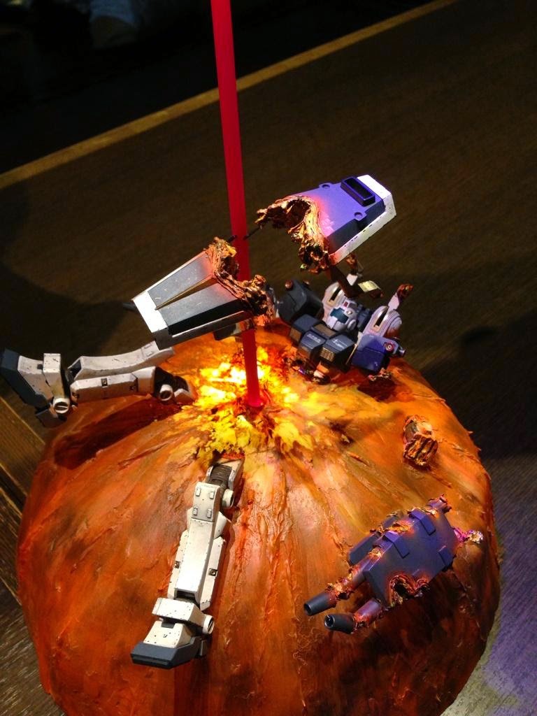 GUNDAM GUY: HGUC 1/144 GM [Thunderbolt Ver.] - Destroyed Diorama Build