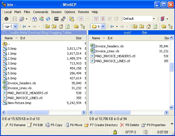 Oracle Apps: Loading data from external files (like .xls) to your Staging table.