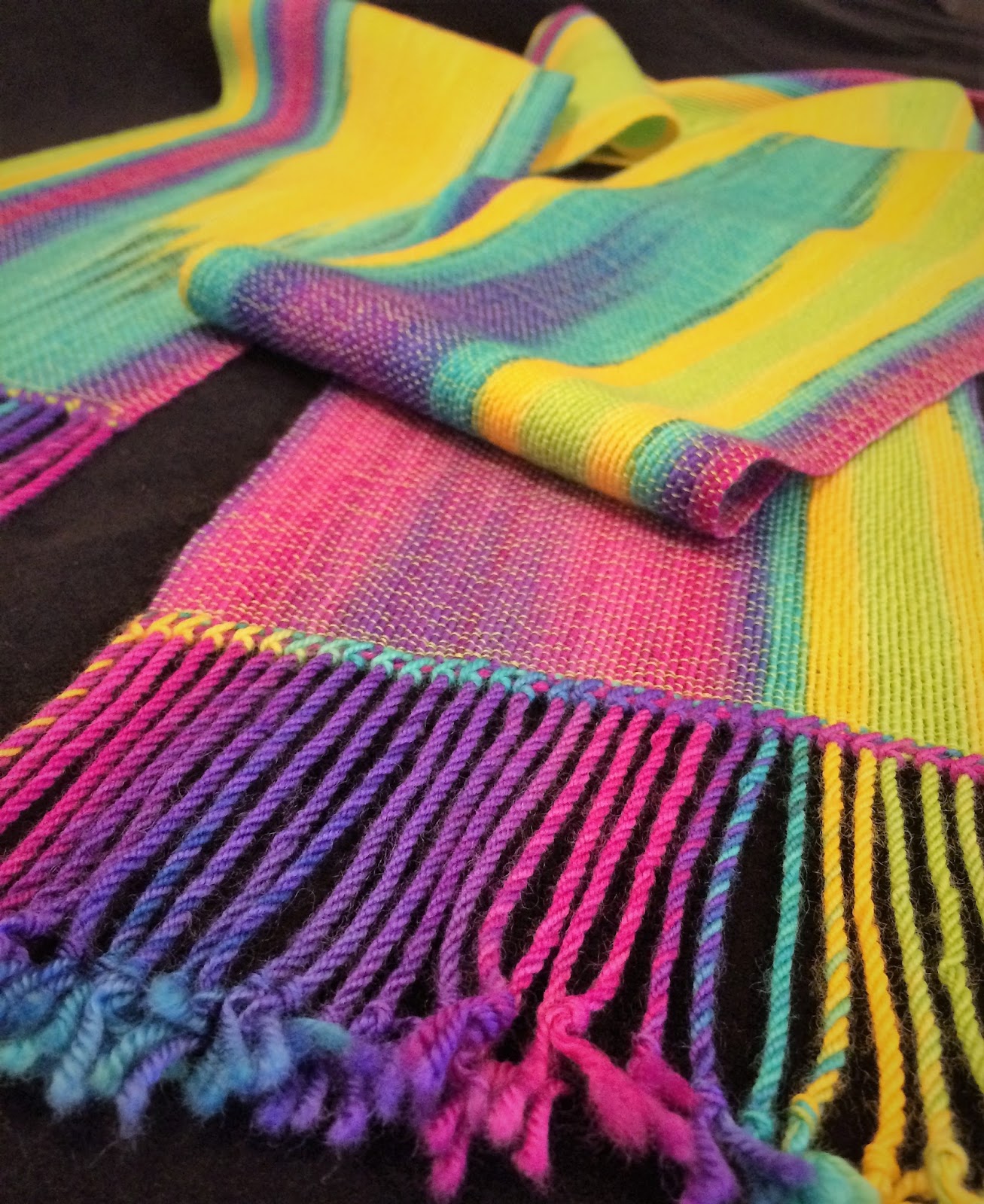 Wovenflame: A Tale of Two Scarves