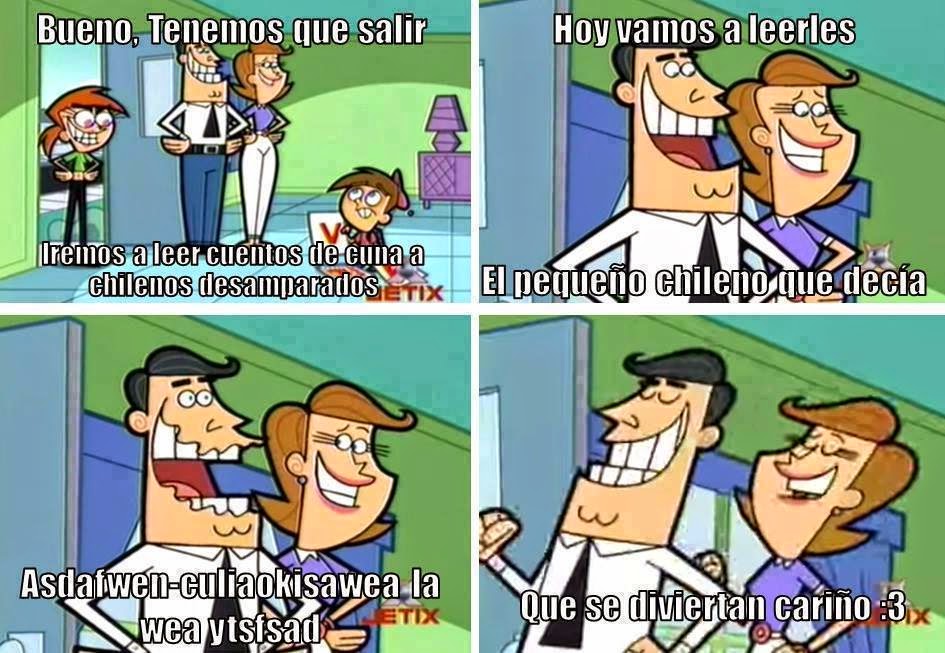 Chistes Graficos: Vamos a leer cuentos a chilenos