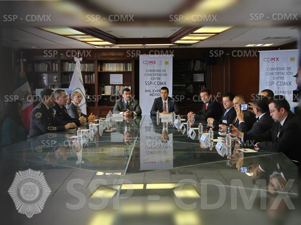 POLICÍA CDMX: FIRMAN SSP-CDMX Y DHL EXPRESS MÉXICO CONVENIO DE ...