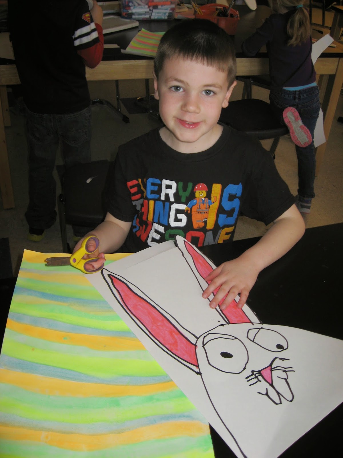 Jamestown Elementary Art Blog: Kindergarten artists use Pattern to get ...