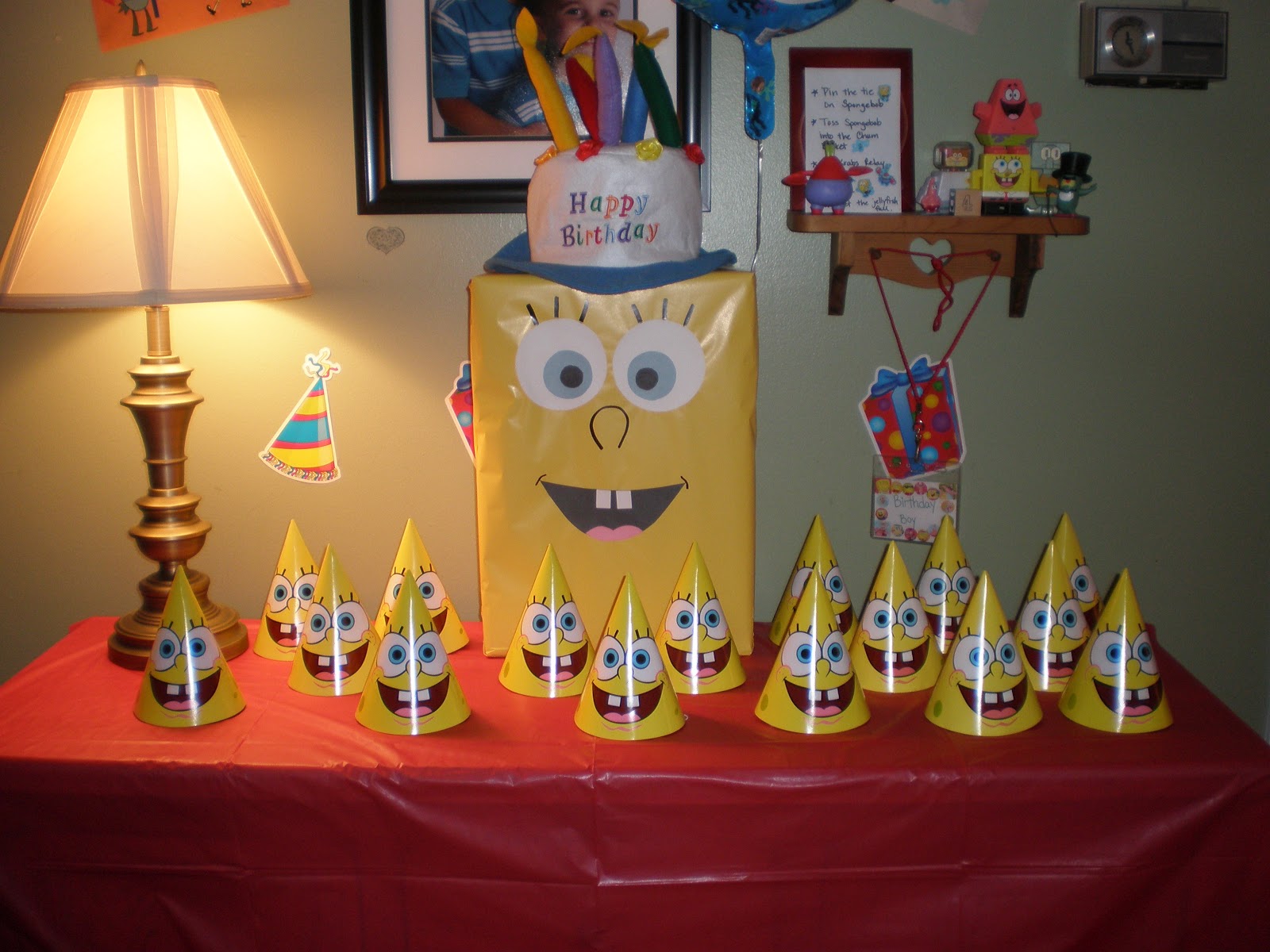 NJ Crafty Momma: Spongebob Birthday Party