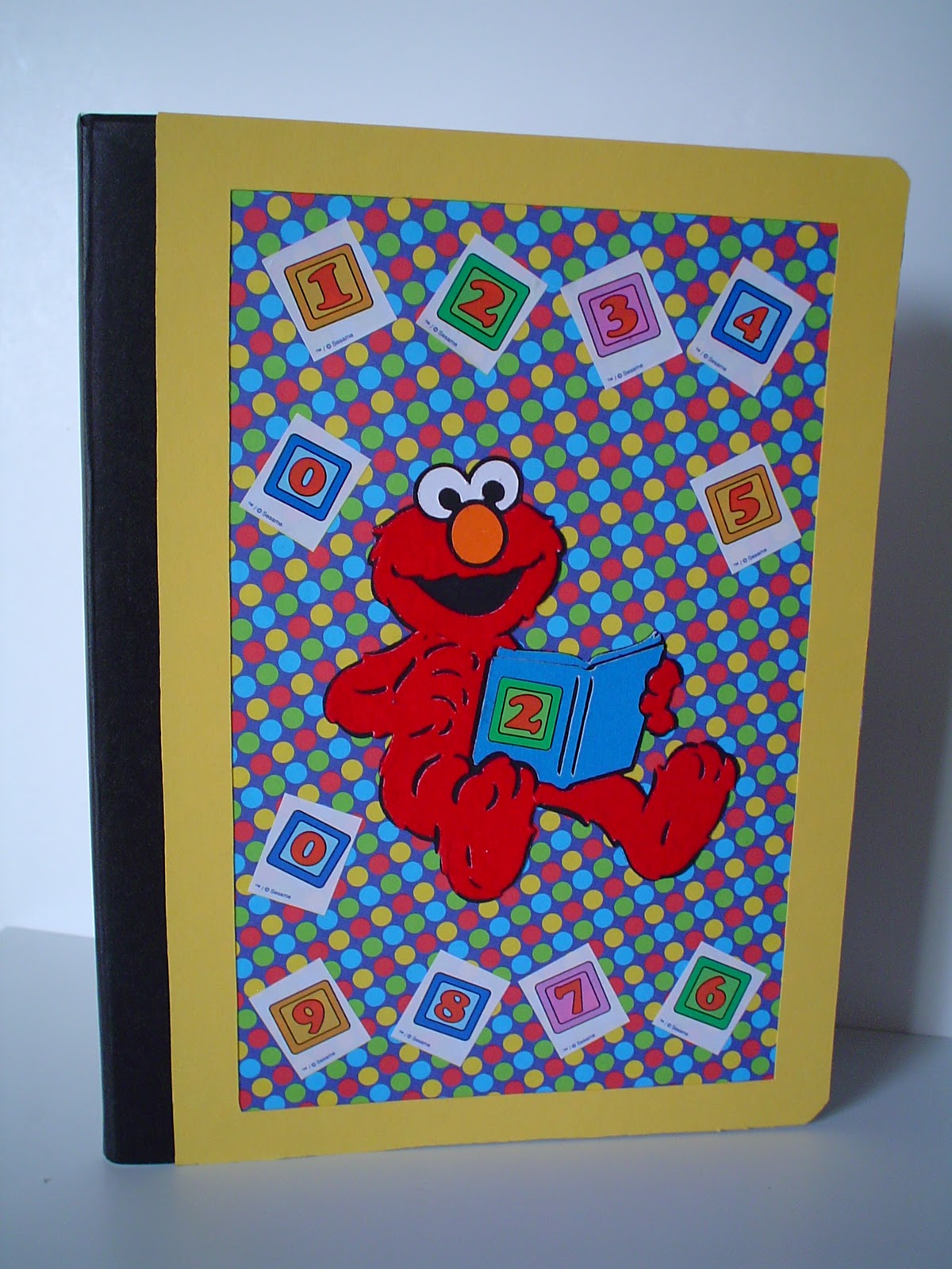 Carol's Creations: Elmo Altered Composition Book
