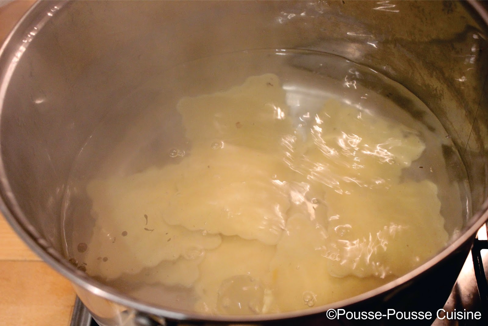 Pousse-Pousse Cuisine: Raviolis ricotta, potiron et sauce à la sauge et ...