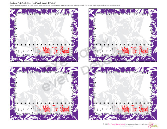 Eye Candy Creative Studio: COLLECTION :: Rockstar Birthday Party