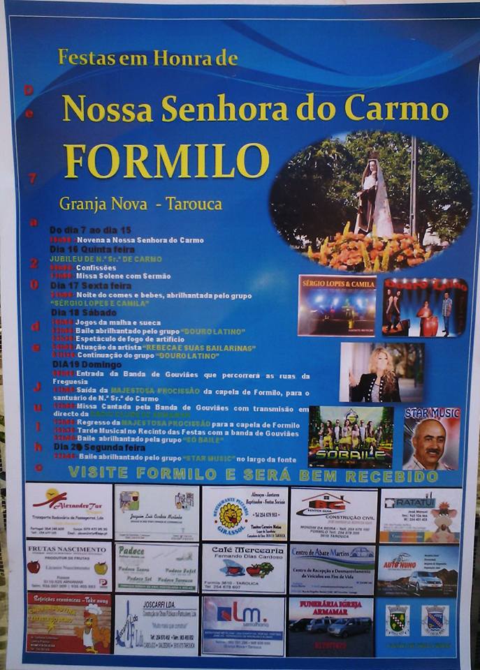 Tarouca Viva: Formilo: festa N.Senhora do Carmo 2015