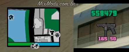 [VC] Rectangular Hud (GTA V) - MixMods - Mods para GTA SA e outros