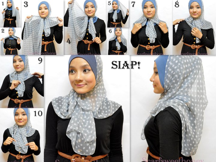 Memakai Shawl Simple Untuk Segala Aktifitas | Hijab Tutorial Pasmina