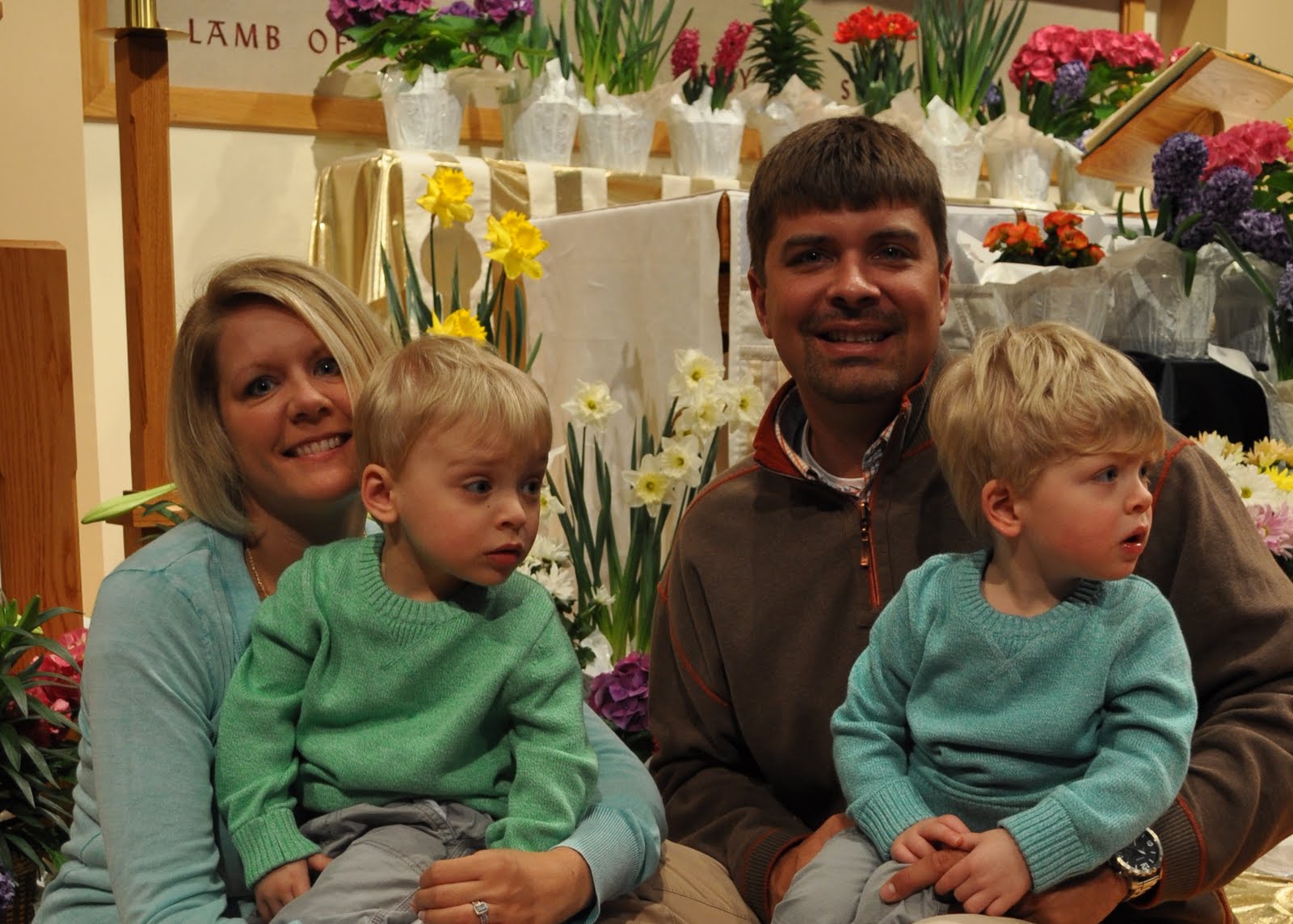 Ashton Alan & Aiden James: Easter and Animals!