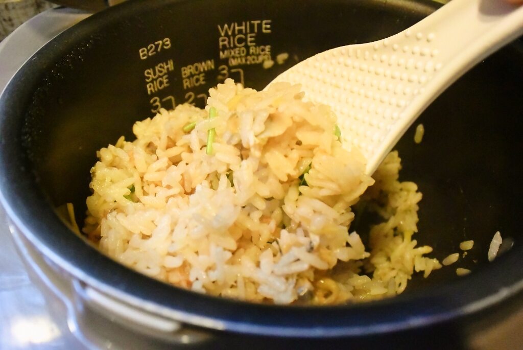 Recipes for Tom: Kanso asari gohan / steamed rice with dried clams