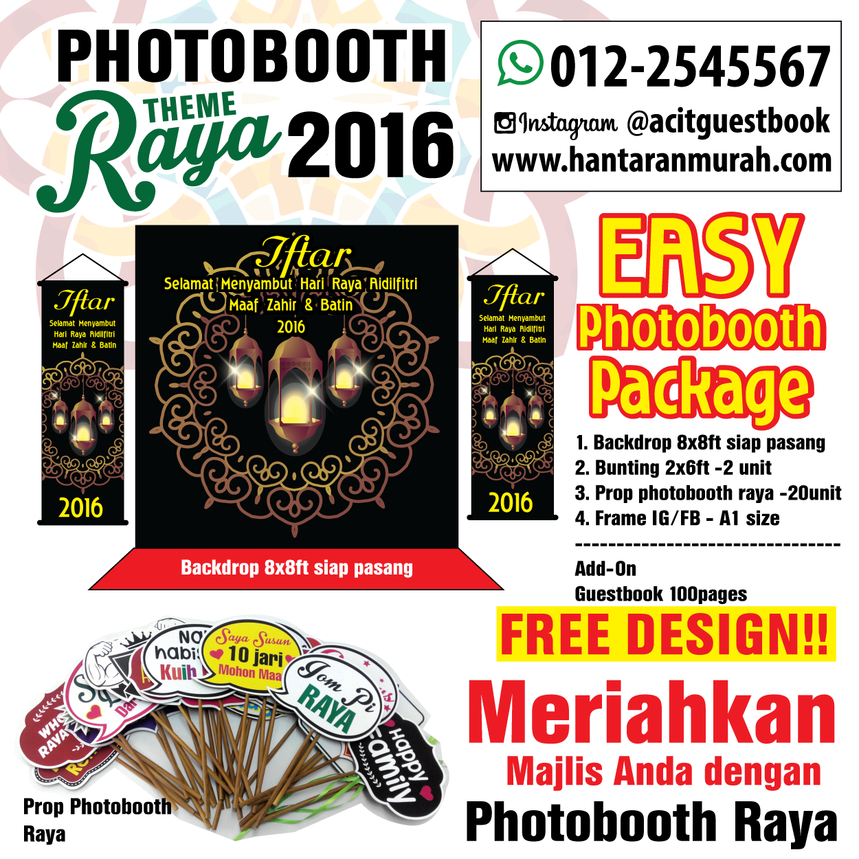 Photobooth Tema Raya 2016 - Easy Photobooth Package by Acitguestbook ...