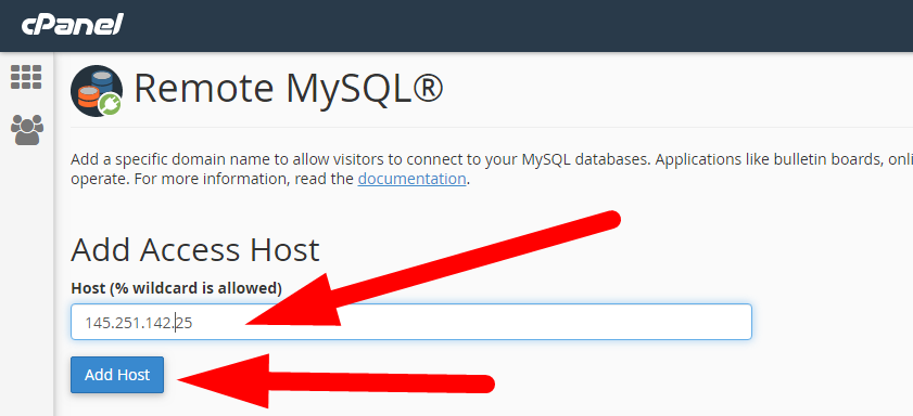 How To Allow Remote Database Connection From Any Other Server In CPanel How To Allow Remote Database Connection From Any Other Server In CPanel