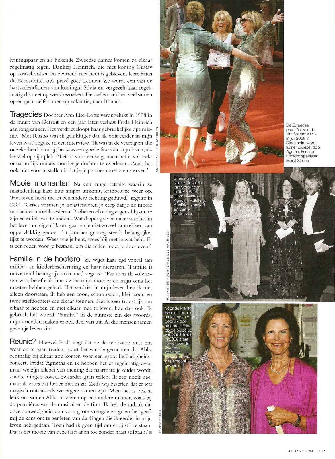 ABBA The Articles: Elegance, July 2011: Princess Frida