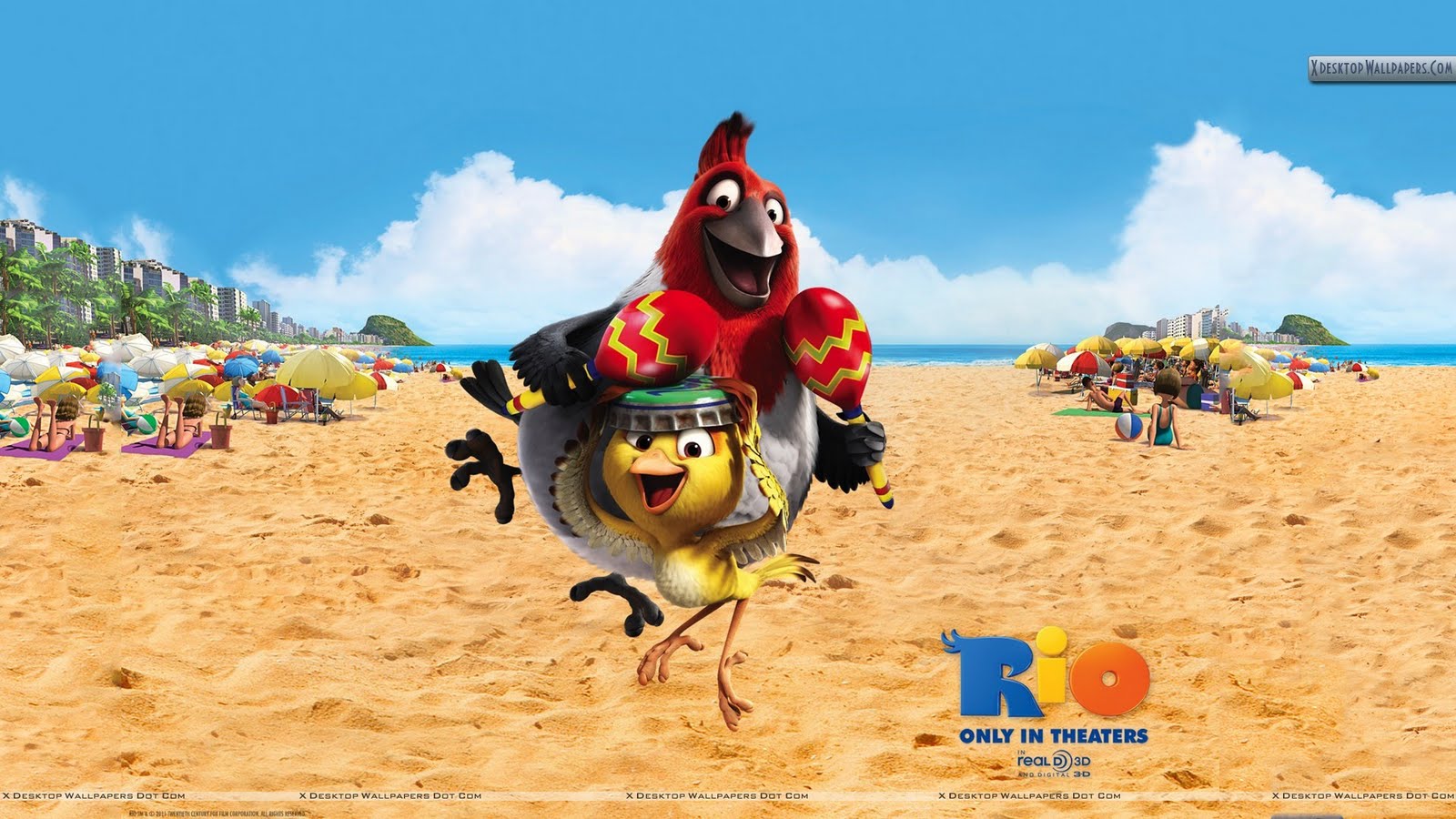 Rio (Angry Bird) Movie Wallpapers | WallpaperDeck
