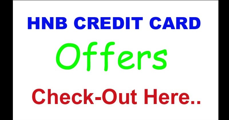 HNB Credit Card Offers Information at CellMax