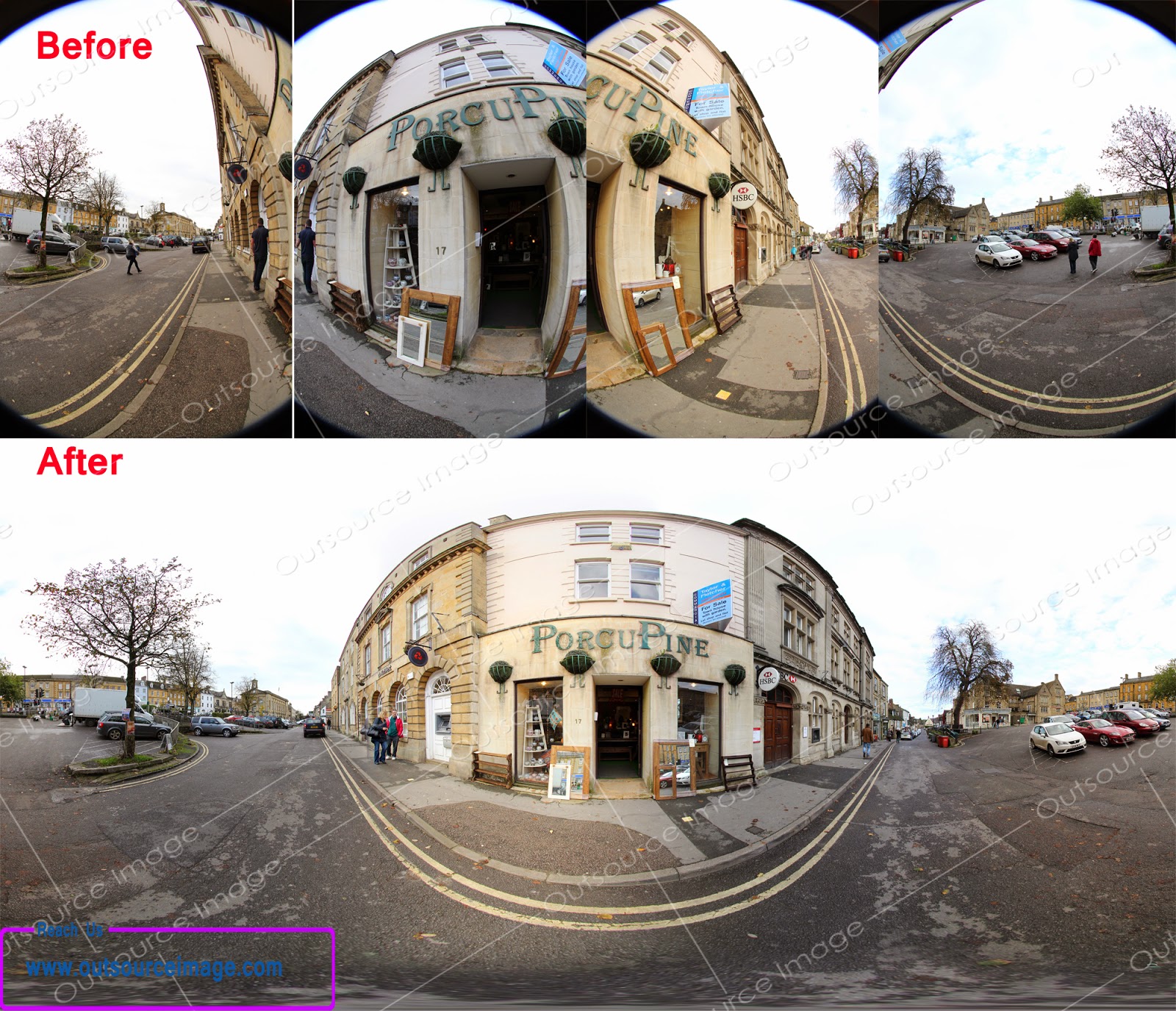 Outsource 360 Degree Panorama Stitching Service Provider