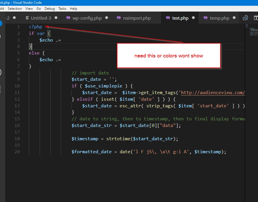 Color Not Showing In Visual Studio Code color-not-showing-in-visual-studio-code