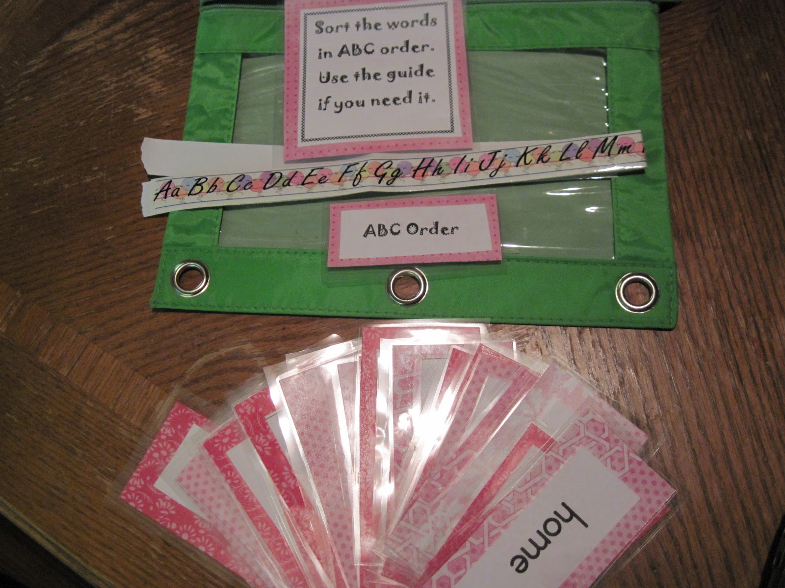 Sweet Branches: ABC Order Competency bag