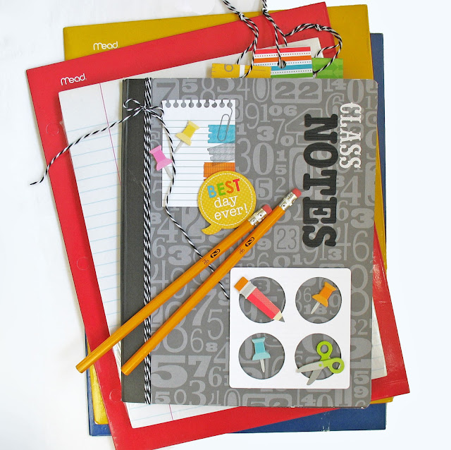 Doodlebug Design Inc Blog: Back to School: Covered Composition Notebooks