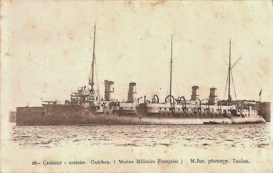 La Marcophilie Navale Envelopmer: Croiseur Le Guichen Nouvelle France