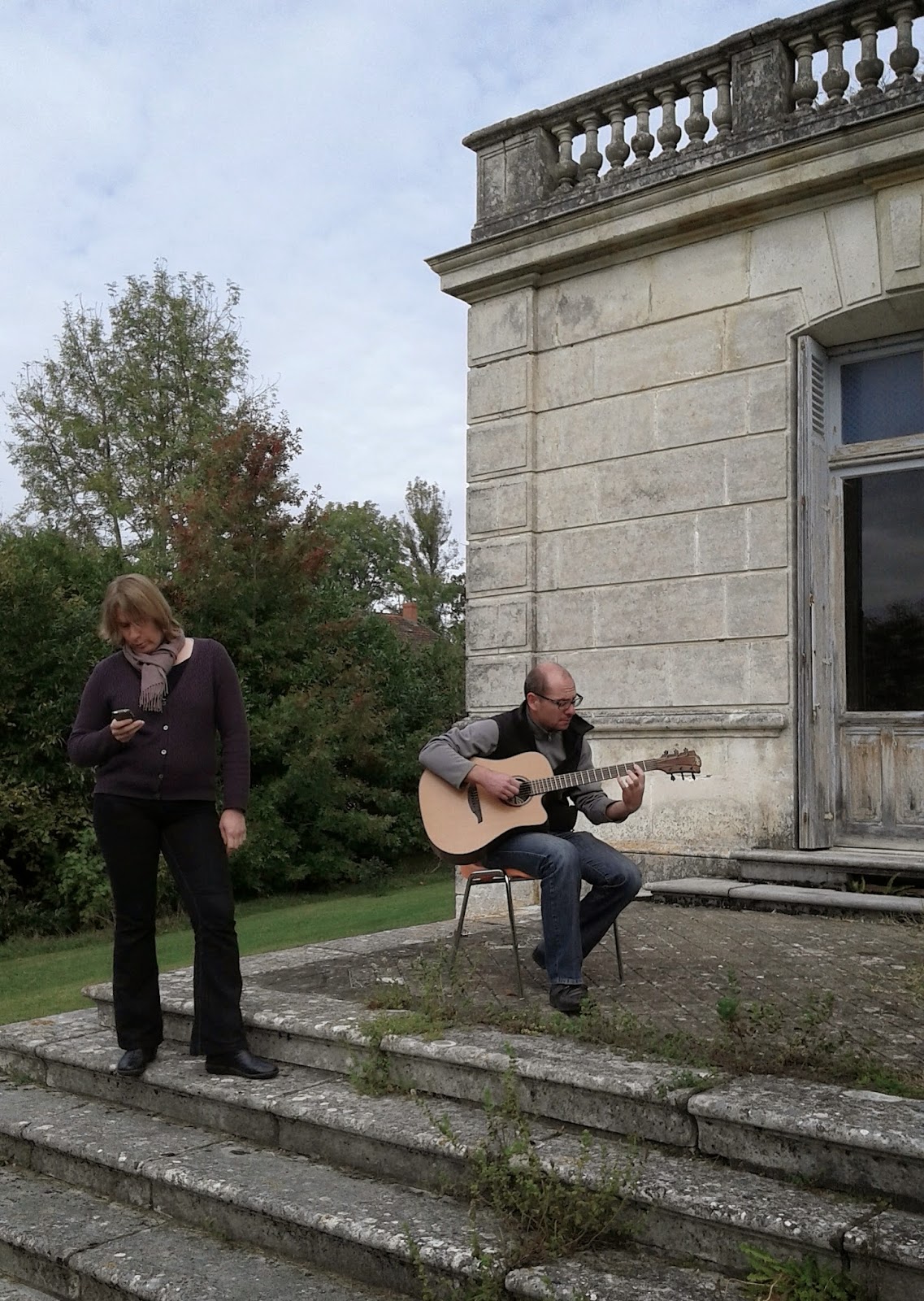 alain piot di massimo: chantal helly est dans le jardin en 2014...