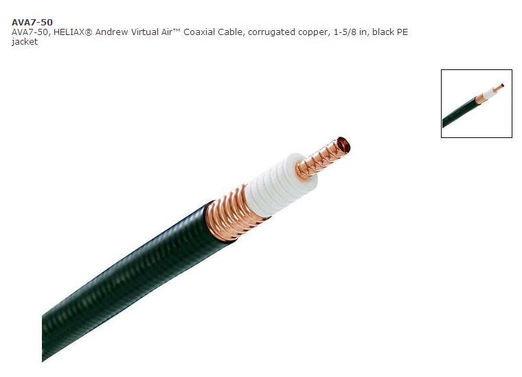ANDREW COMMSCOPE: Kabel Feeder Coaxial ANDREW dan COMMSCOPE