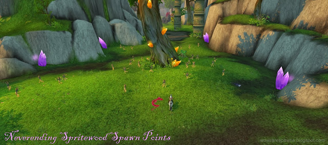 WoW Rare Spawns: Neverending Spritewood & Scary Sprites