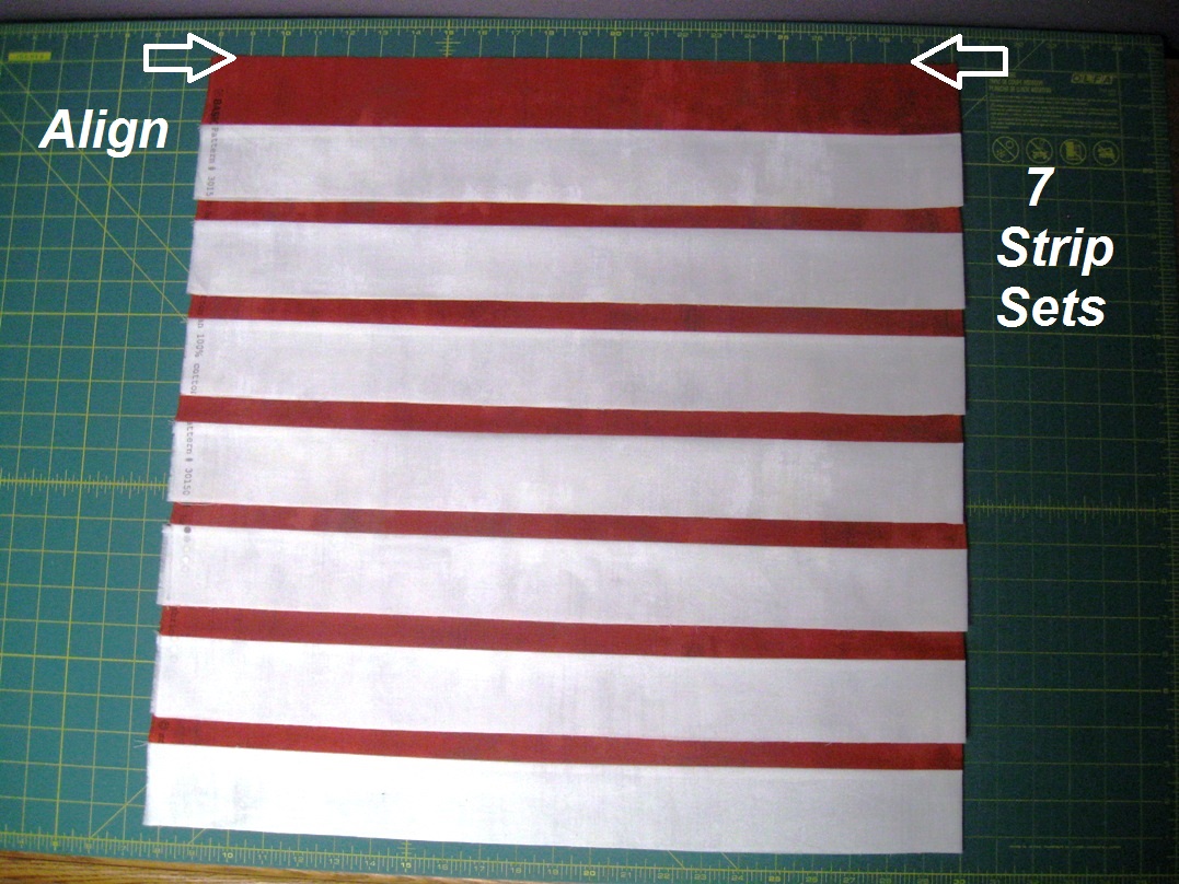 Happy Quilting: SubCutting SpeedUp with Stagger Stacking