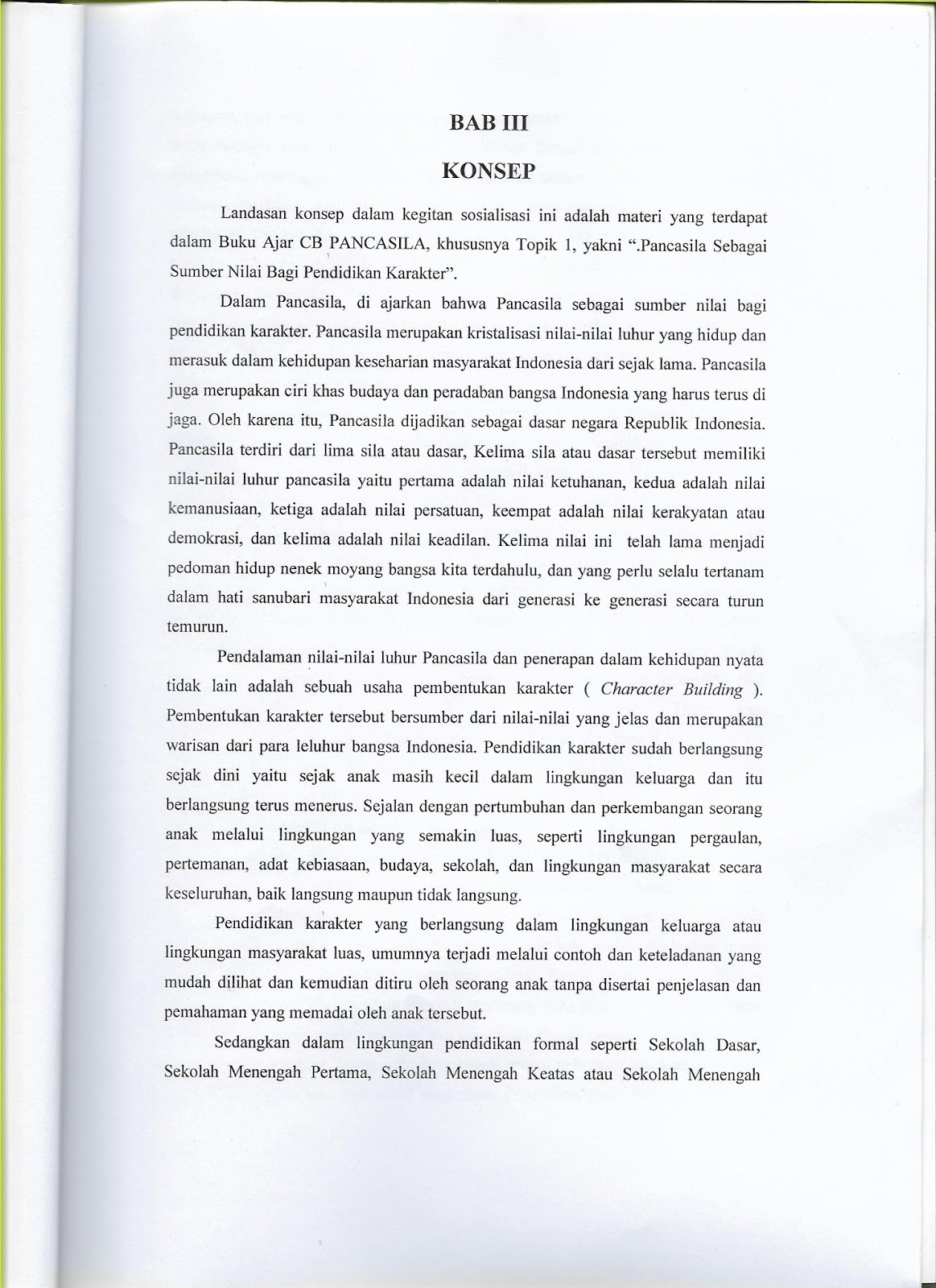 Character Building Pancasila Kelompok 3: PROPOSAL CHARACTER BUILDING ...