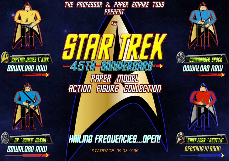 Star Trek Original Series Papercraft | Papercraft Paradise ...