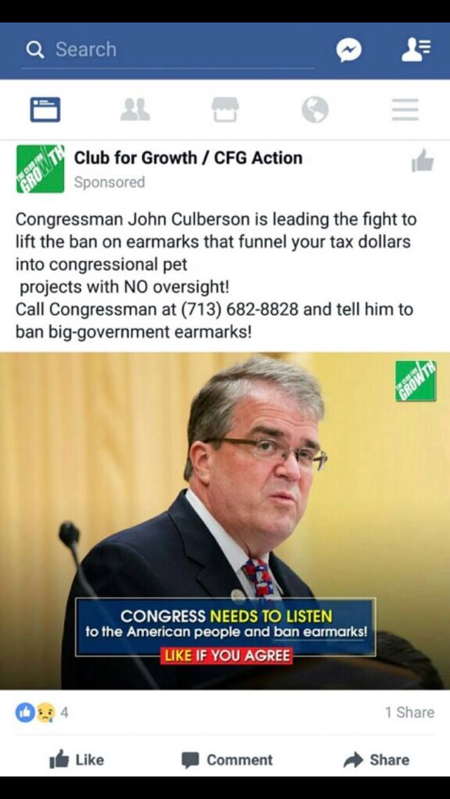 The Political Chicken: Congress Has Never Met An Earmark They Didn't Like