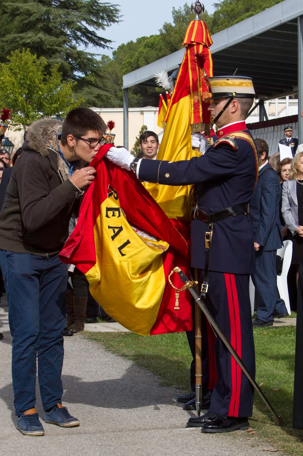 Jura de Bandera en la Guardia Real - Fundación Capacis
