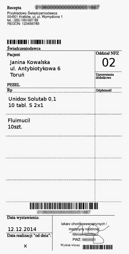 Interakcje (lek-lek, lek-żywność, lek-zioła, lek- suplementy): grudnia 2014