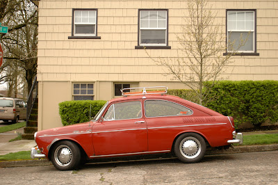 OLD PARKED CARS.: 1969 Volkswagen Fastback.