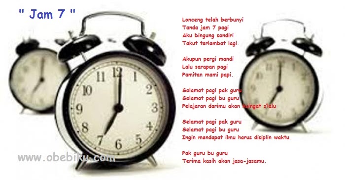 Lirik Lagu Jam Jam Sudah Jam 7 Malam - SophienGeines
