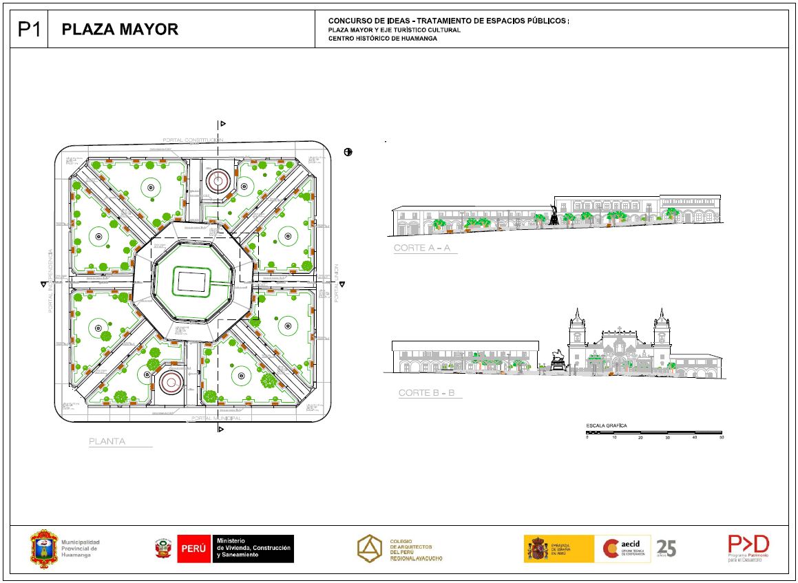 CONCURSO DE IDEAS - Huamanga: Descarga Planos