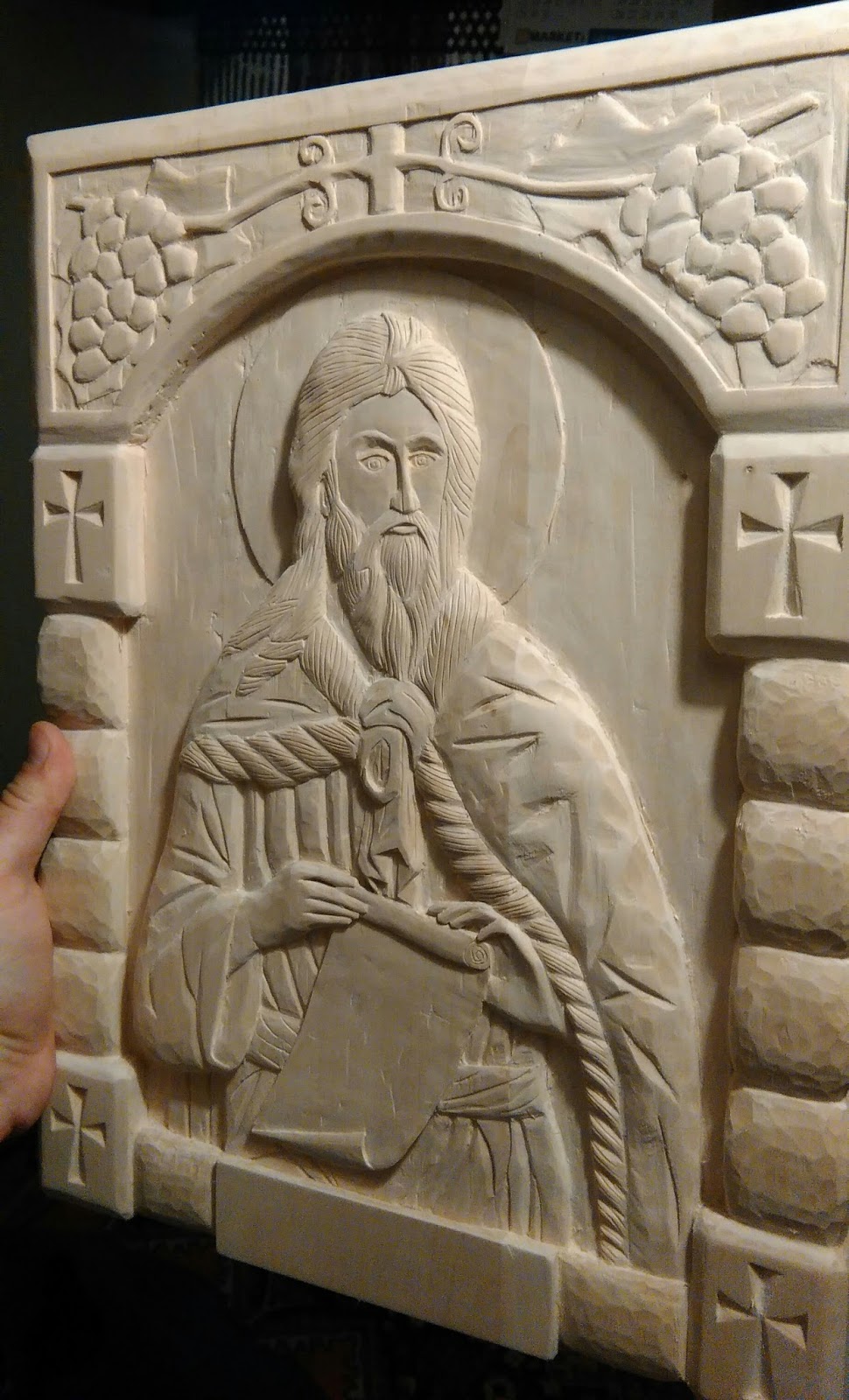 Duborez u drvetu: Sv. Ilija